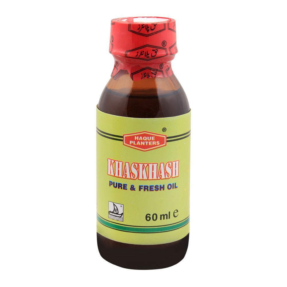 Buy Haque Planters Khaskhash Oil, 60ml In Pakistan. – Ace Cart