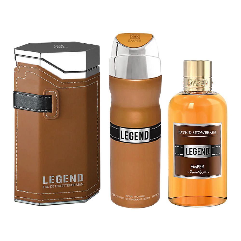 Buy Legend Pour Homme Emper Perfume Set, Eau de Toilette 100ml+Body ...