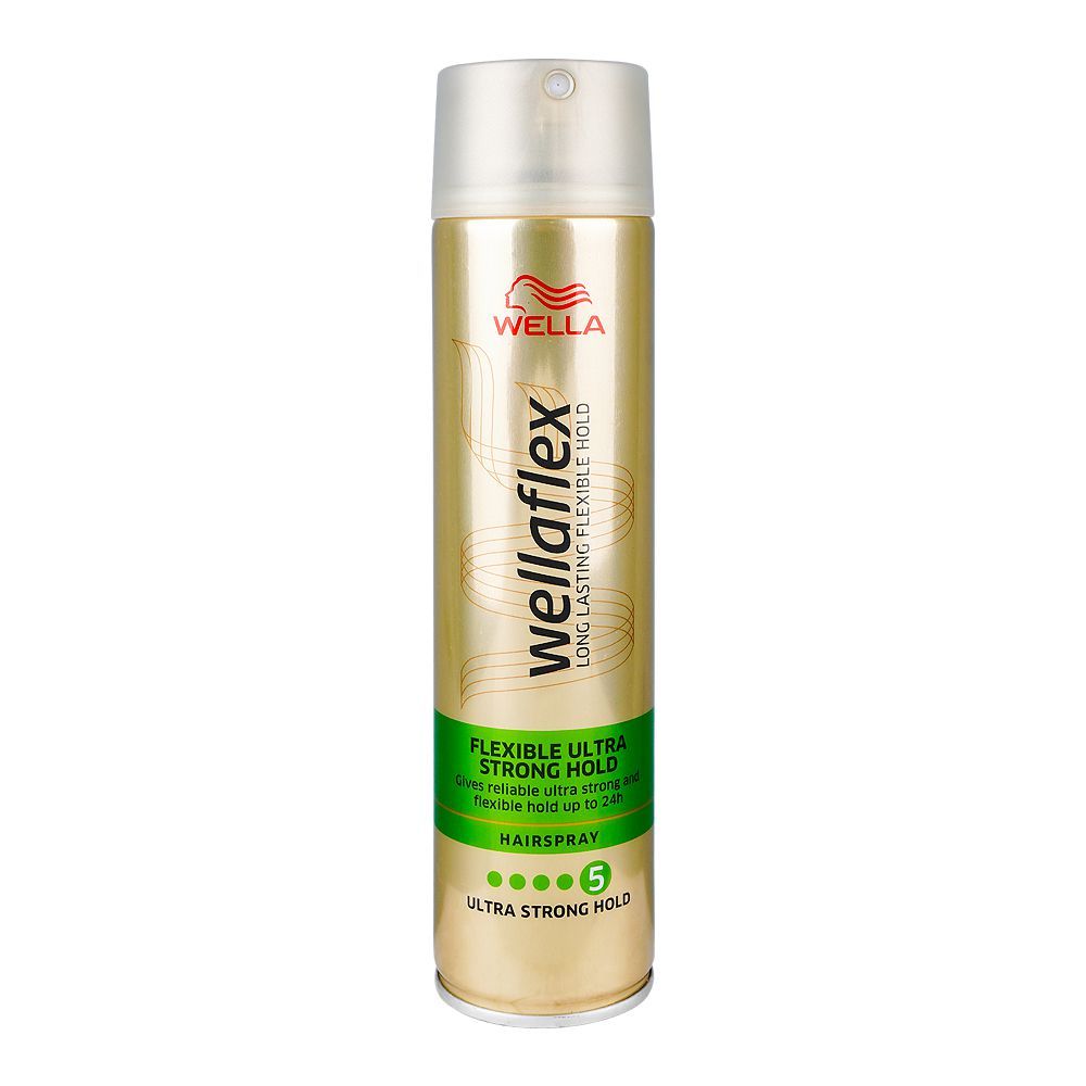 Buy Wella Wellaflex Flexible Ultra Strong Hold 5 Hair Spray, 250ml ...