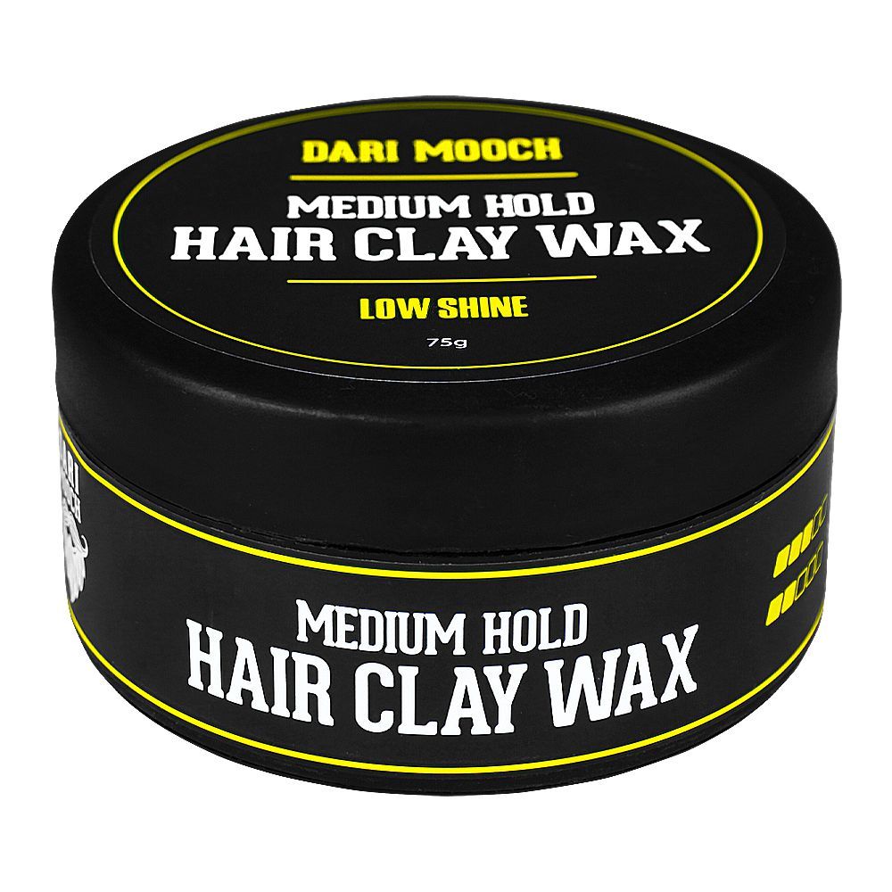 Buy Dari Mooch Low Shine Medium Hold Hair Clay Wax, 75g Online In ...