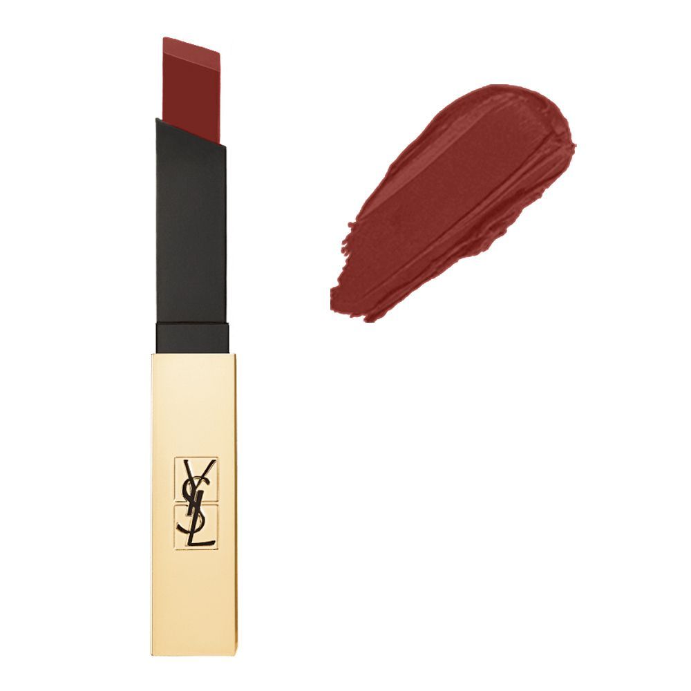 Buy Yves Saint Laurent Rouge Pur Couture The Slim Leather Matte Lipstick, 2.2g, 23 Mystery Red ...