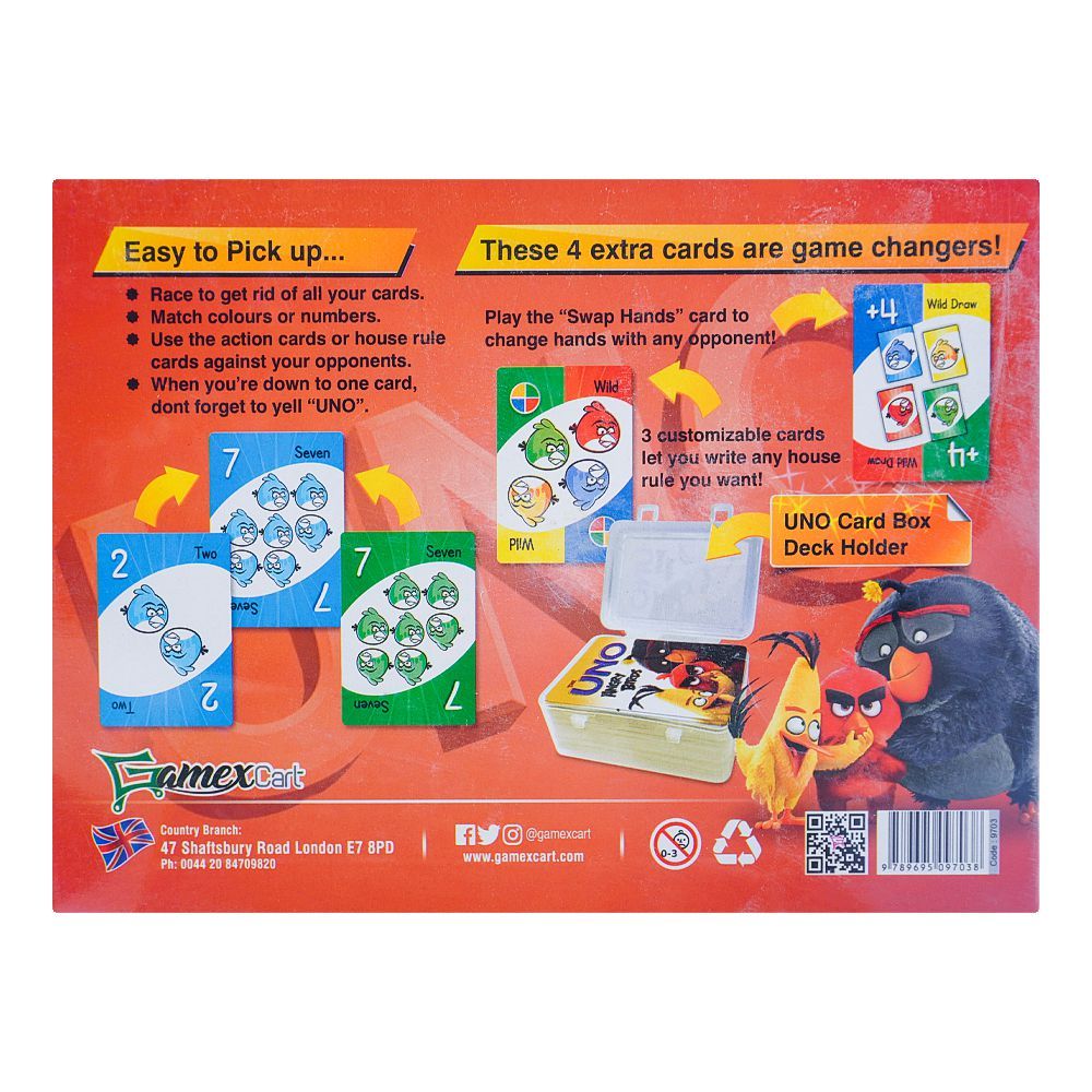 Buy UNO Angry Birds Playing Card, For 6+ Years In Pakistan | AceCart ...